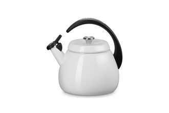 LE CREUSET Le Creuset Glockenkessel aus Emaille auf Stahl, 2,2 qt, Wei&szlig;