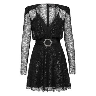 Philipp Plein Femme, Robes, Noir, Taille: 36 FR Robe Courte
