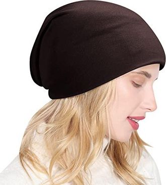 Generic Chapeaux dhiver chauds en coton pour hommes et femmes pour le ski, caf&eacute;, Taille unique