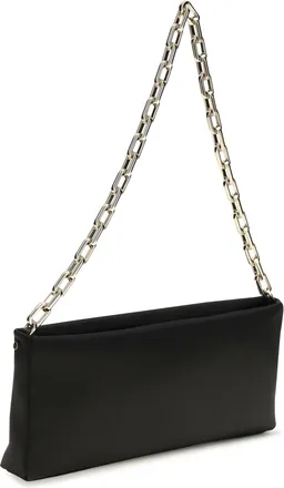 Christian Louboutin Womens Shoulder Bag Maykimay Black Leather Calf Clutch