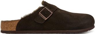 Birkenstock Pantoletten Boston Fur 1020567 Braun