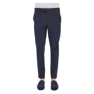 Pantaloni Torino Pantalone in cotone luxury sateen Dieci fit - - Trousers - Herren - Blau - M
