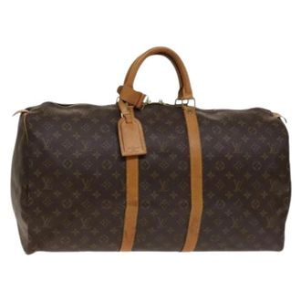 Louis Vuitton unisex, Pre-owned, Brun, Taille: ONE Size Sac Week-end Vintage en Toile Pre-owned