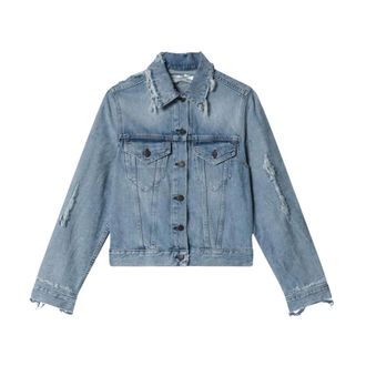 Acne Studios Veste en jean us&eacute;e - Femme - Vestes - Bleu - Taille: 36 FR