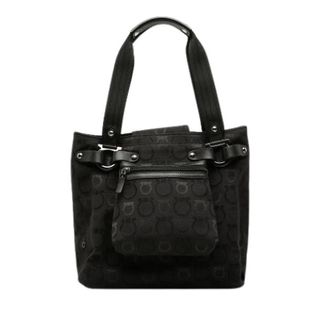 Ferragamo Pre-owned Canvas Tote Bag - - Pre-owned - Damen - Schwarzk - ONE SIZE