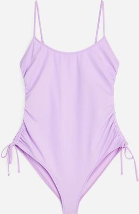 Arket Badeanzug Mit Bindeb&auml;ndern -Rosa