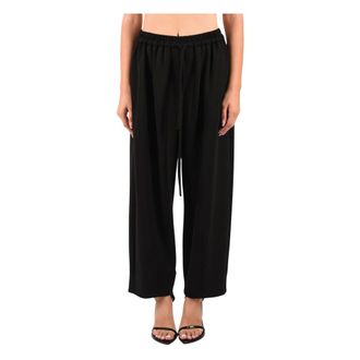 Meimeij Pantalon Jogger Large - Femme - Pantalons - Noir - Taille: 44 FR