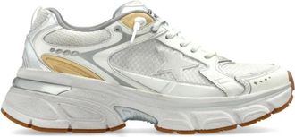 Golden Goose Low-Top Sneaker - Lightstar Logo Sneakers - Gr. 39 (EU) - in Wei&szlig; - f&uuml;r Damen