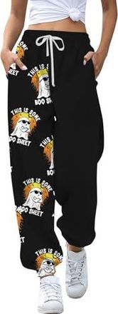 Generic Momolaa Pantalons Surv&ecirc;tement Femme Le Pantalon Droit Pantalon surv&ecirc;tement pour Femme, Pantalon, dentra&icirc;nement, Taille Haute, Yoga avec Poches Le Pant