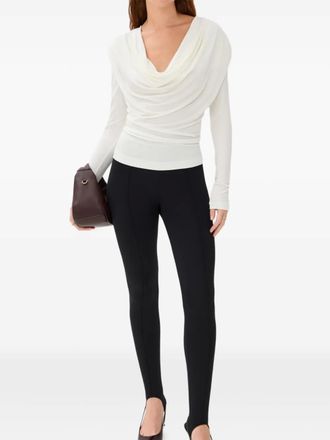 Wardrobe.NYC stirrup panel legging - Noir