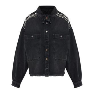 AllSaints Nicky Denim Jacket - - Jackets - Damen - Schwarzk - L