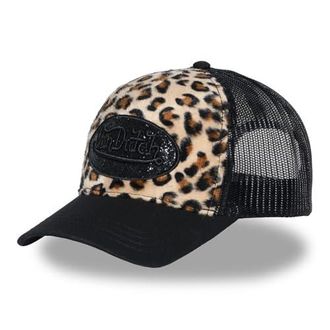 Von Dutch Casquettes pour homme - Casquette incurv&eacute;e avec logo classique l&eacute;opard et camouflage blanc, casquette d&eacute;t&eacute; pour femme