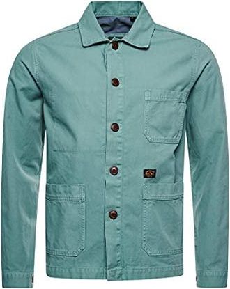 Superdry UTL Worker JKT Veste, Marque : Fossil Green, XL Homme