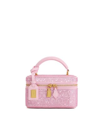 JW PEI sac vanity Cleo &agrave; poign&eacute;e sup&eacute;rieure rose cristal