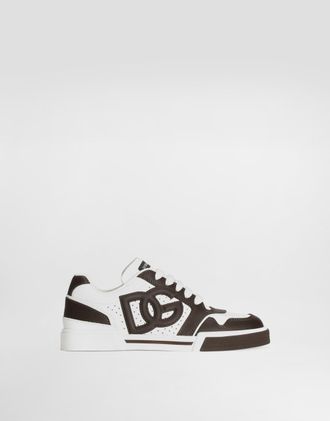 Dolce & Gabbana Sneaker New Roma Aus Kalbsleder - Mann Collection Mehrfarbig 39