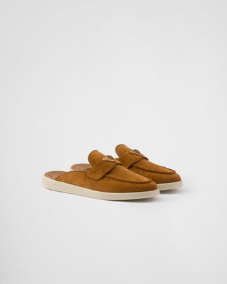 Prada Mules aus Wildleder