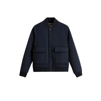 Woolrich Miles Bomberjacke - - Jackets - Herren - Blau - M
