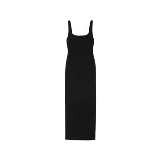 Solace London Square Neck Maxi Dress - - Dresses - Damen - Schwarzk - S