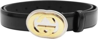 Gucci Ceinture en cuir Pre-owned - Homme - Pre-owned - Noir - Taille: ONE Size