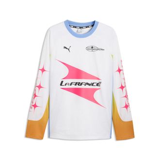 Puma Maillot d&eacute;contract&eacute; style moto Heem Aerospace LaFranc&eacute; Homme, Accessoires, Blanc, 3XL