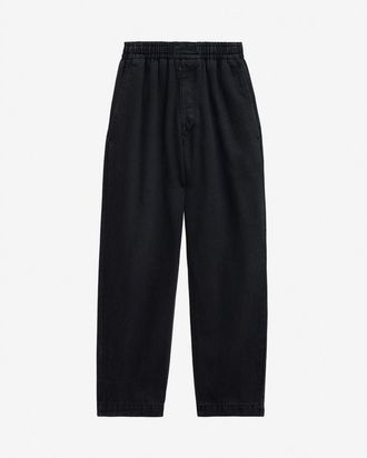 Isabel Marant Pantalon En Lyocell Uni Timeo - Homme - Noir Délavé - Taille XL - Isabel Marant