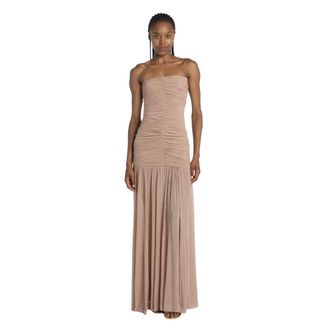 Retrof&ecirc;te Rosa T&uuml;ll Plisse Kleid - - Dresses - Damen - Rosa - XS