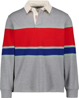 GANT Herren Pullover grau Baumwolle gestreift