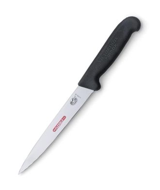 Victorinox by Swiss Army Fibrox Filetiermesser, Kochmesser, Flexible Klinge, Spülmaschinengeeignet, Rostfreier Stahl, schwarz