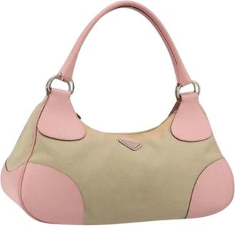 Prada Sac &agrave; main vintage Prada Pre-owned - Femme - Pre-owned - Beige - Taille: ONE Size