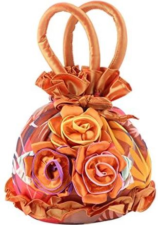 Valiclud 1pc Dentelle Fleur Forme soirée fourre-Tout soirée à Main Seau pour Femmes Dame