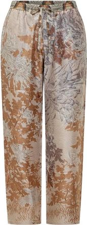 Pierre-Louis Mascia Femme, Pantalons, Multicolore, Taille: 42 FR Aloe Floral Pantalons