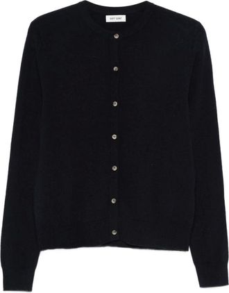 Soft Goat Femme, Pulls, Bleu, Taille: 40 FR Round Neck Button Cardigan