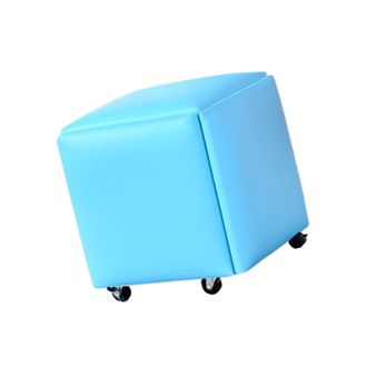 Generic 5-in-1-stapelbare quadratische Ottoman-Hocker, Kombinationssitze for kleine R&auml;ume, for die Nutzung im Spielzimmer, im Lernb&uuml;ro, im Innenhof, im Garten
