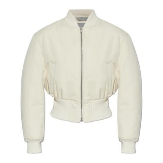 Balenciaga Cropped Bomberjacke - - Jackets - Damen - Beige - S