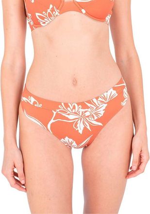 Hurley Damen Dazed Hose mit Hohem Bund Bikini-Unterteile, Gebrannte Siena, L