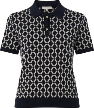 Max Mara Femme, Tops, Bleu, Taille: 40 FR 2619361171600 Knitted Polo