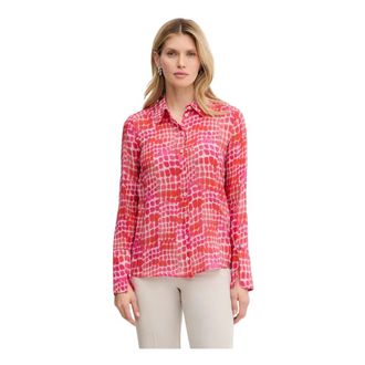 Patrizia Pepe Hemd mit Print-Detail - - Blouses & Shirts - Damen - Rot - S