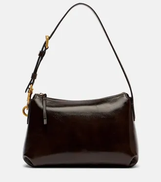 Dries Van Noten Schultertasche Grip Small aus Leder
