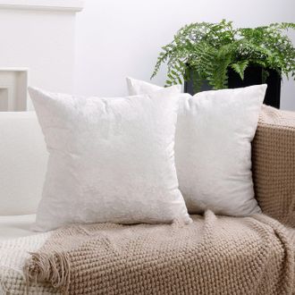 Generic Kissenbezug 50x50 Herbst 2er Set Pl&uuml;sch-Kissenbez&uuml;ge, Dekorative Couch-Kissenbez&uuml;ge - OekoTex Zertifiziert, Kuscheliger Bezug F&uuml;r Dekokissen Und Sofak