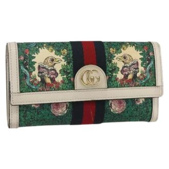Gucci Portefeuille Long Vintage Pre-owned - Femme - Pre-owned - Multicolore - Taille: ONE Size