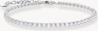 Thomas Sabo Tennisarmband aus Silber mit weißem Zirkonia