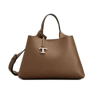 Tod's Femme, Sacs, Brun, Taille: ONE Size APA Small Top Handle