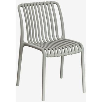 Sklum Sklum - Pack de 2 chaises de salle &agrave; manger empilables en polypropyl&egrave;ne Wendell Vert Kaki