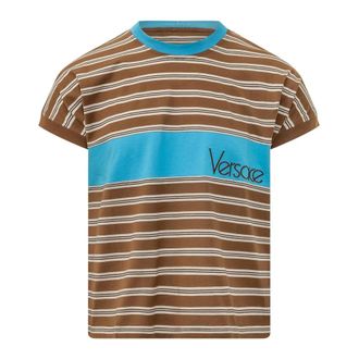 Versace T-Shirts - - Tops - Herren - Braun - XL