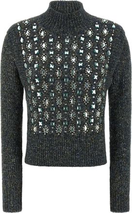 Pinko pull Mirror Image à col roulé - Gris