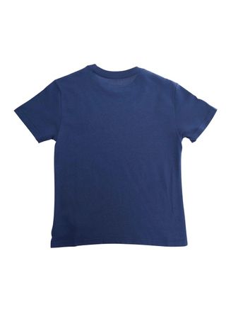 Polo Ralph Lauren Boys T-Shirt With Logo Print - Blue Cotton T-Shirts And Polos