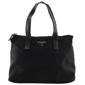 Prada Sac &agrave; main en nylon Pre-owned - Femme - Pre-owned - Noir - Taille: ONE Size