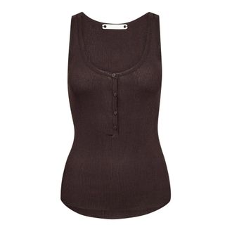 Co'Couture Femme, Tops, Brun, Taille: 40 FR Hauts sans manches