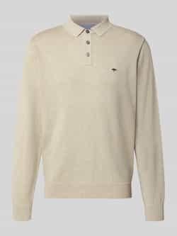 Fynch-Hatton Strickpullover mit Polokragen und Knopfleiste