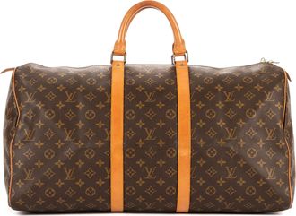 Louis Vuitton Crossbody Bags - Keepall 55 - Gr. unisize - in Braun - f&uuml;r Damen